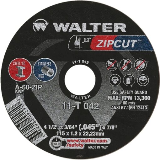 ZIPCUT 4.5×3/64″ T1 Cut off Disc - Canada Mag Drills
