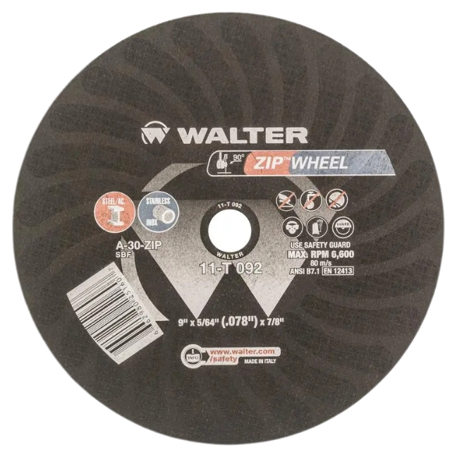 ZIPCUT 9×5/64″ T1 Cut-off Disc - Canada Mag Drills